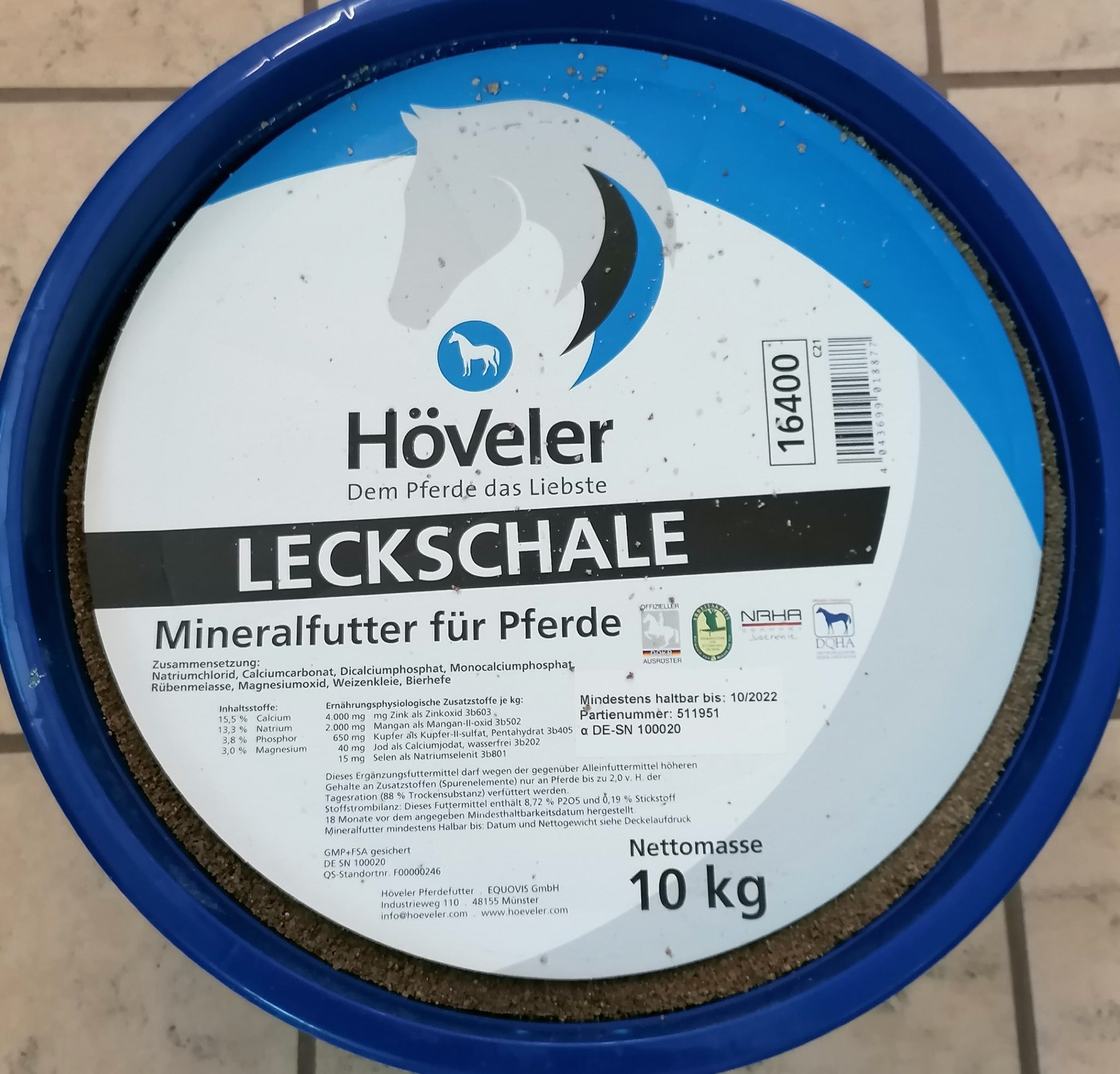 H?veler, Leckschale f?r Pferde 10kg | Artikel-Nr. 81124207 - Elmer Baumarkt