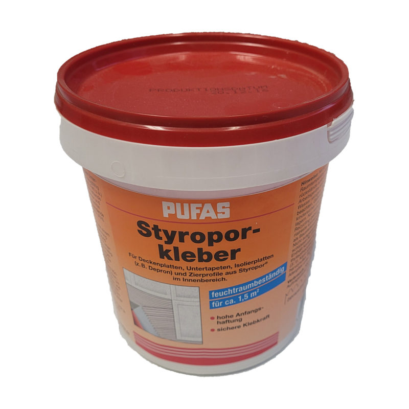 Fa. Pufas, Styroporkleber, feuchtraumbest?ndig, 1kg, Artikel-Nr ...