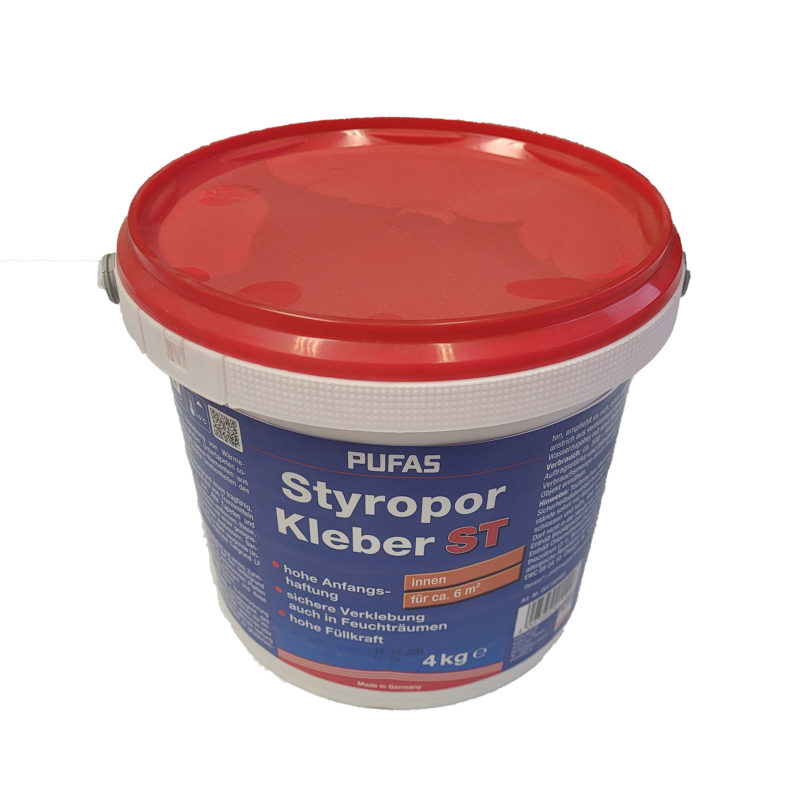 Fa. Pufas, Styroporkleber ST, feuchtraumbest?ndig, 4 kg, Artikel-Nr ...